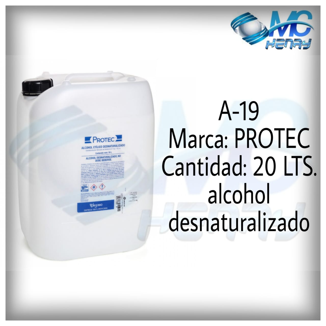 ALCOHOL ETILICO DESNATURALIZADO AZUL